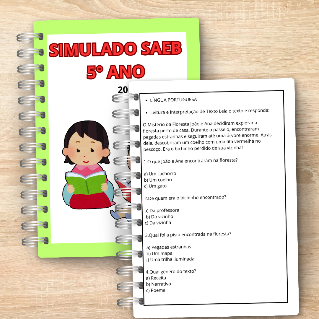 Simulado SAEB 5 ANO – Universo Pedagógico Gabriela